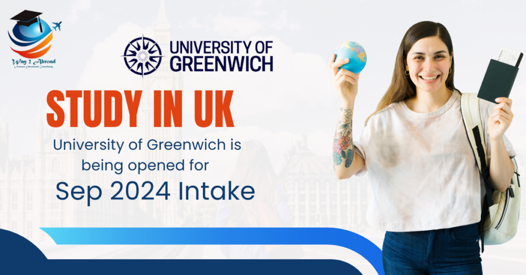 University of Greenwich is being opened for Sep 2024 intake